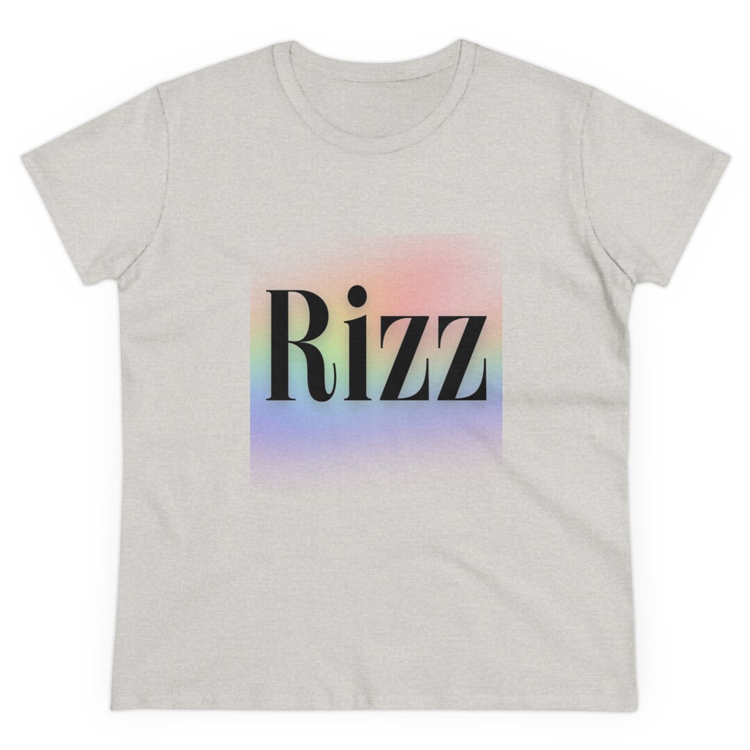 Rizz Rainbow T Shirt for Women All Sizes up to 3XL Throw Some Rizz on ...
