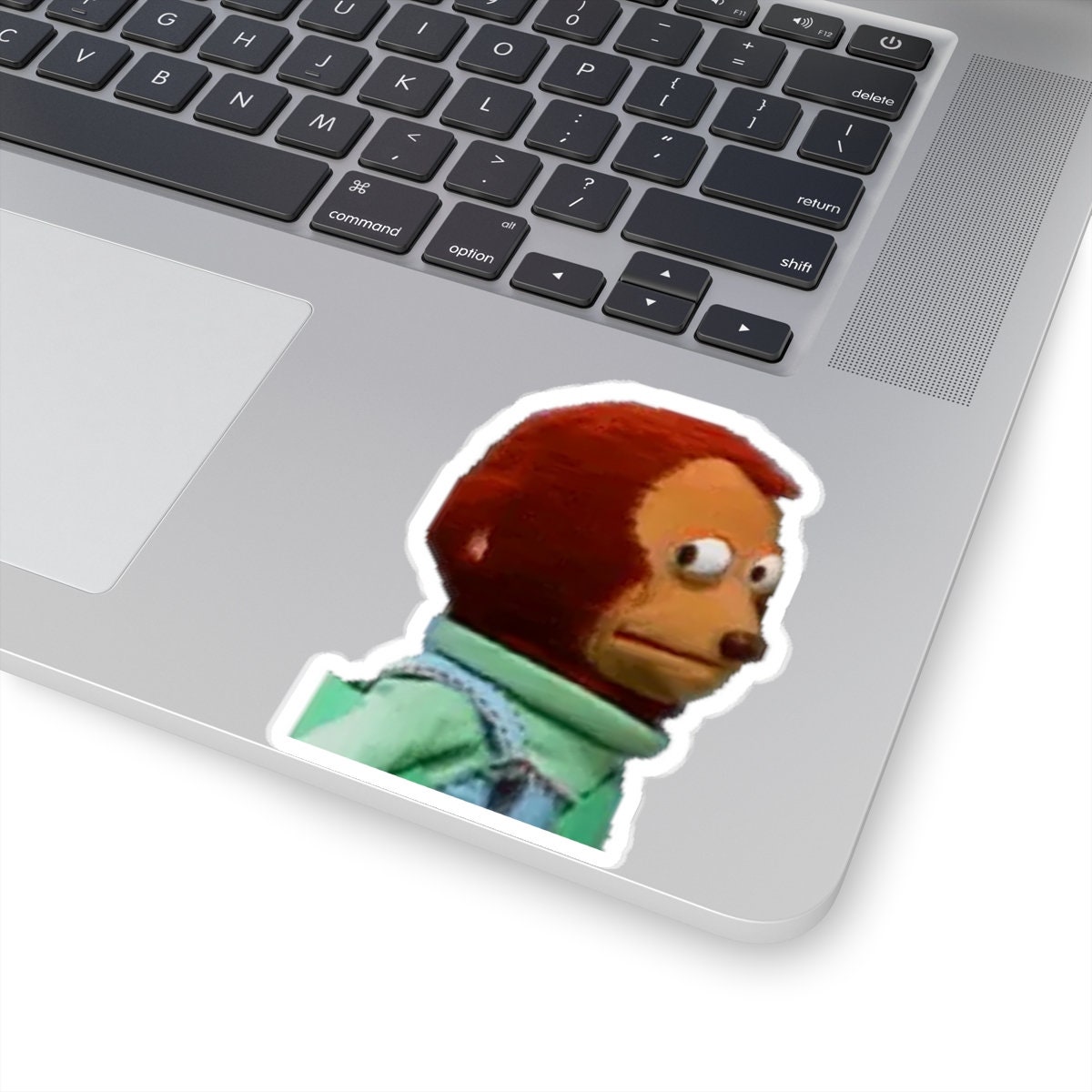 Monkey Puppet Meme Sticker - Hilarious Gift - Awkward Side Eye - Funny ...