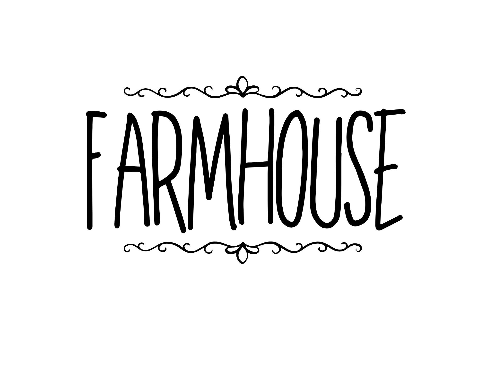 Farmhouse Graphic PDF SVG PNG Jpg Instant Digital Download | Printable ...