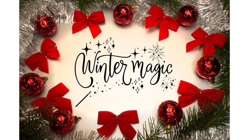 Winter Magic Art Graphic Instant PNG Digital Download Printable Art ...