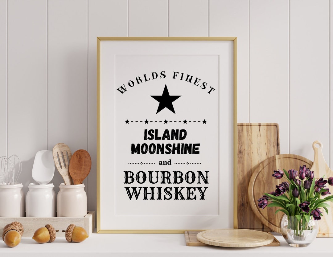 Island Moonshine Graphic | Instant PNG JPG Digital Download | Printable ...