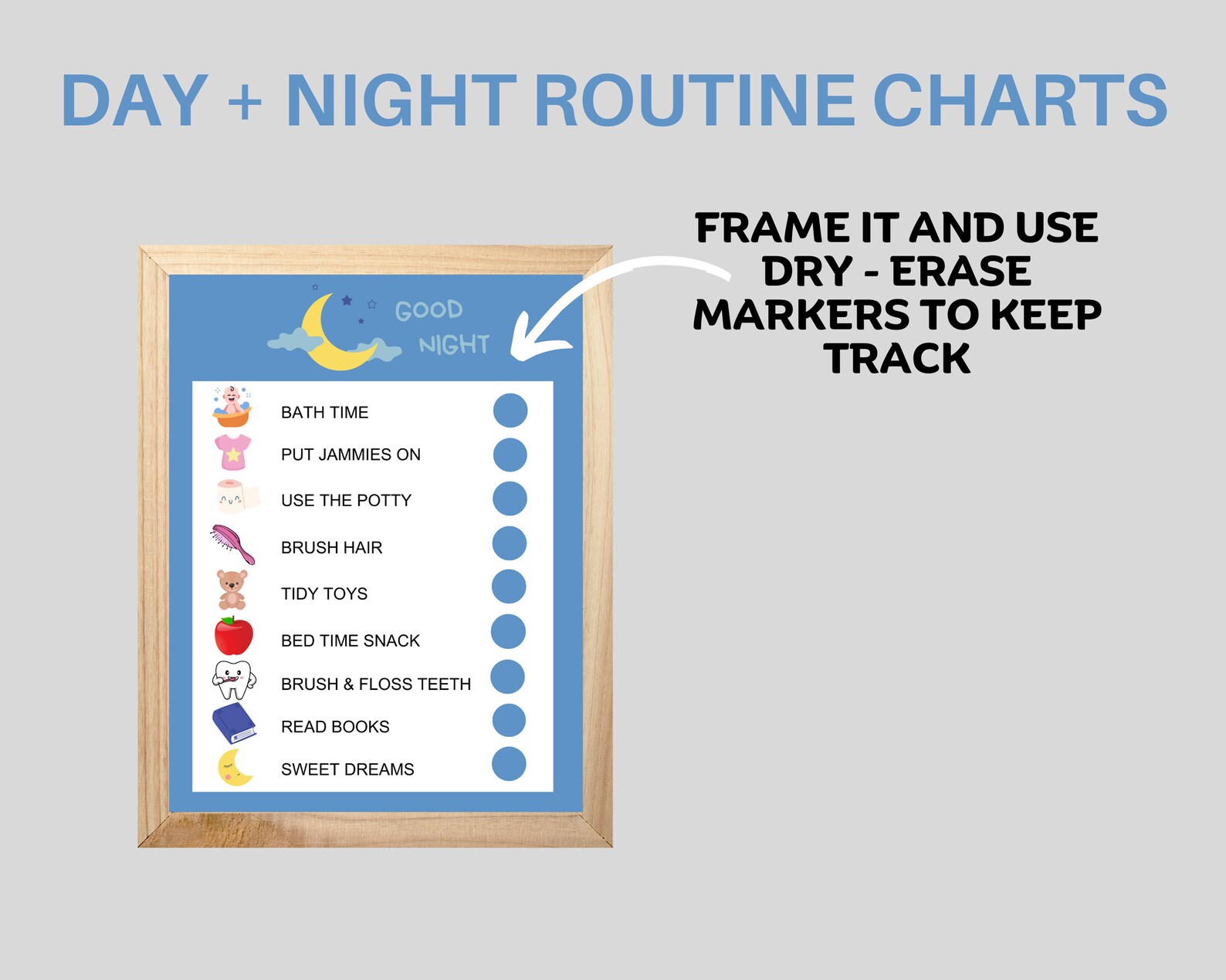 Morning Routine for Kids, Ready for School Routine Chart, Printable ...