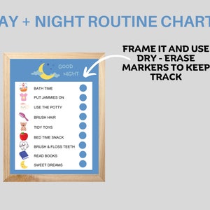Morning Routine for Kids, Ready for School Routine Chart, Printable ...