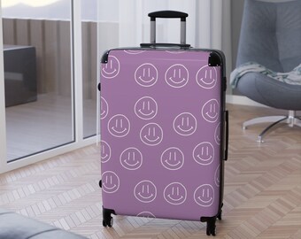 Smiley Face Luggage - Etsy