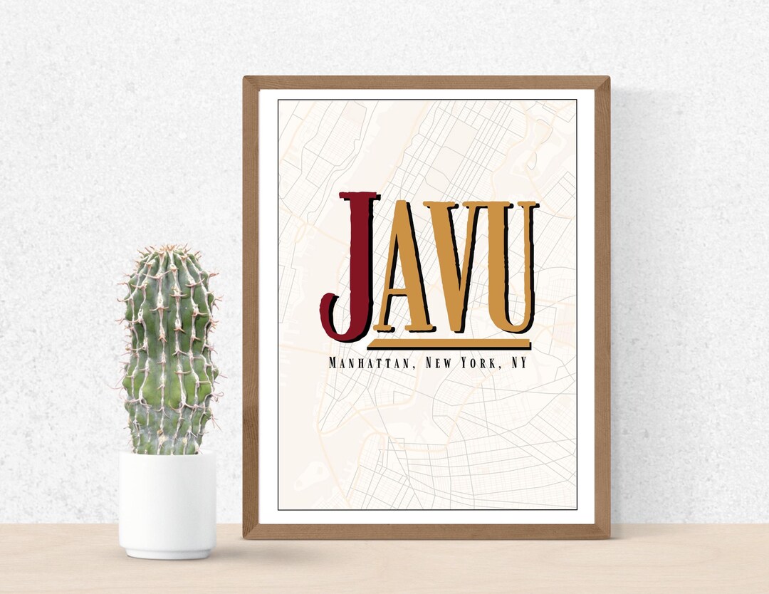 Friends Javu Restaurant Poster 18” X 24” - Etsy