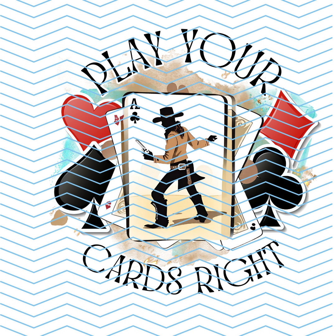 Play Your Cards Right/gambling/western/billards/ace - Etsy
