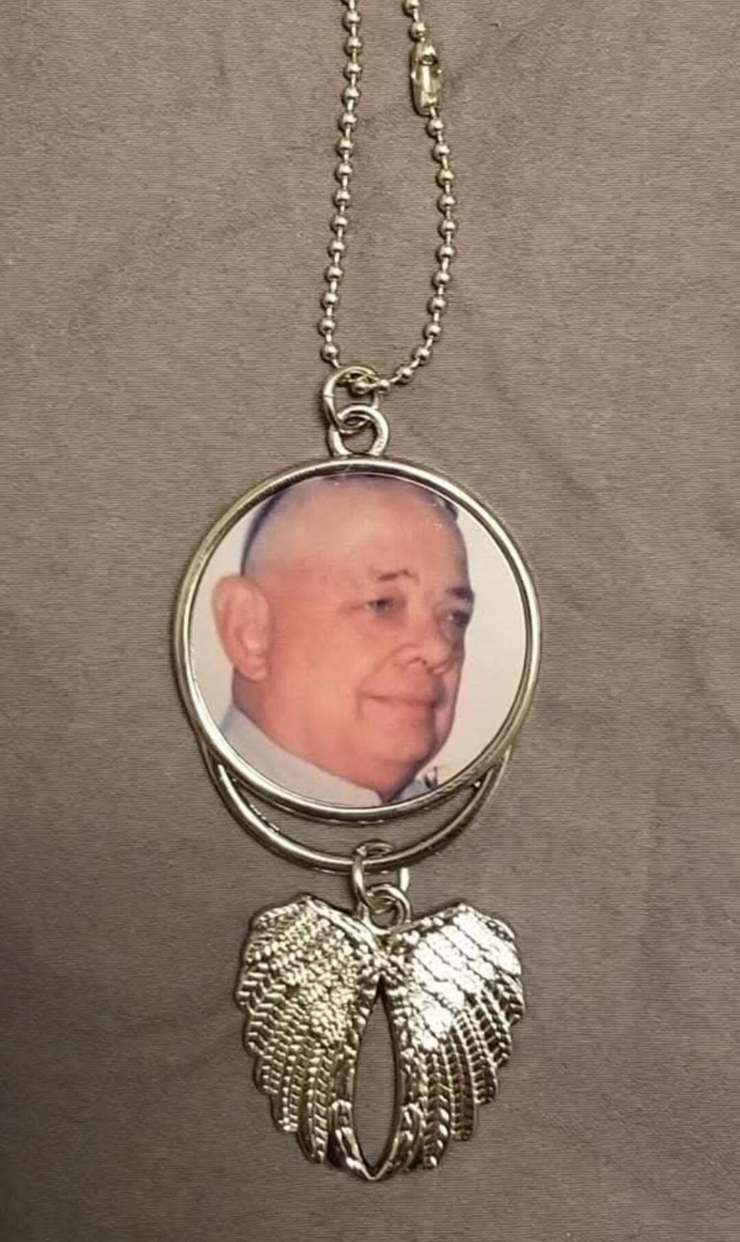 Custom Double Sided Angel Wing Hanging Charm - Etsy