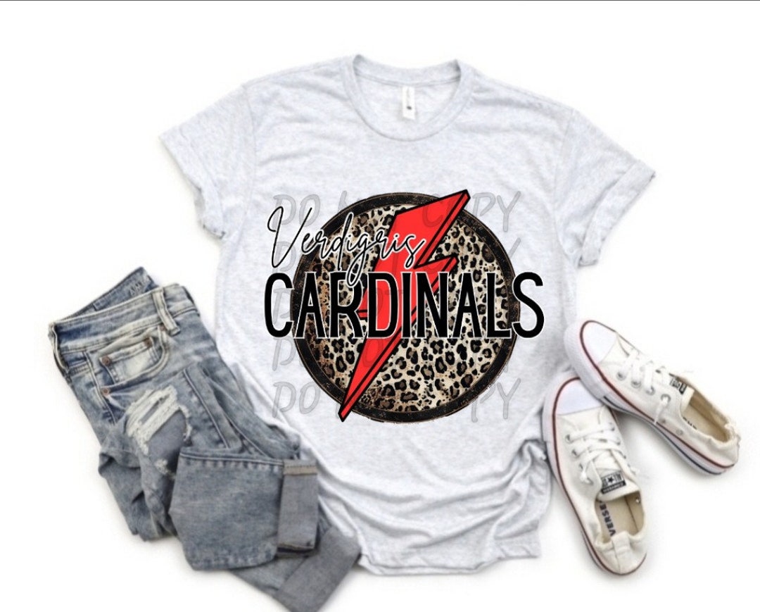 Veridgris Cardinals/leopard/circle/mascot/team - Etsy