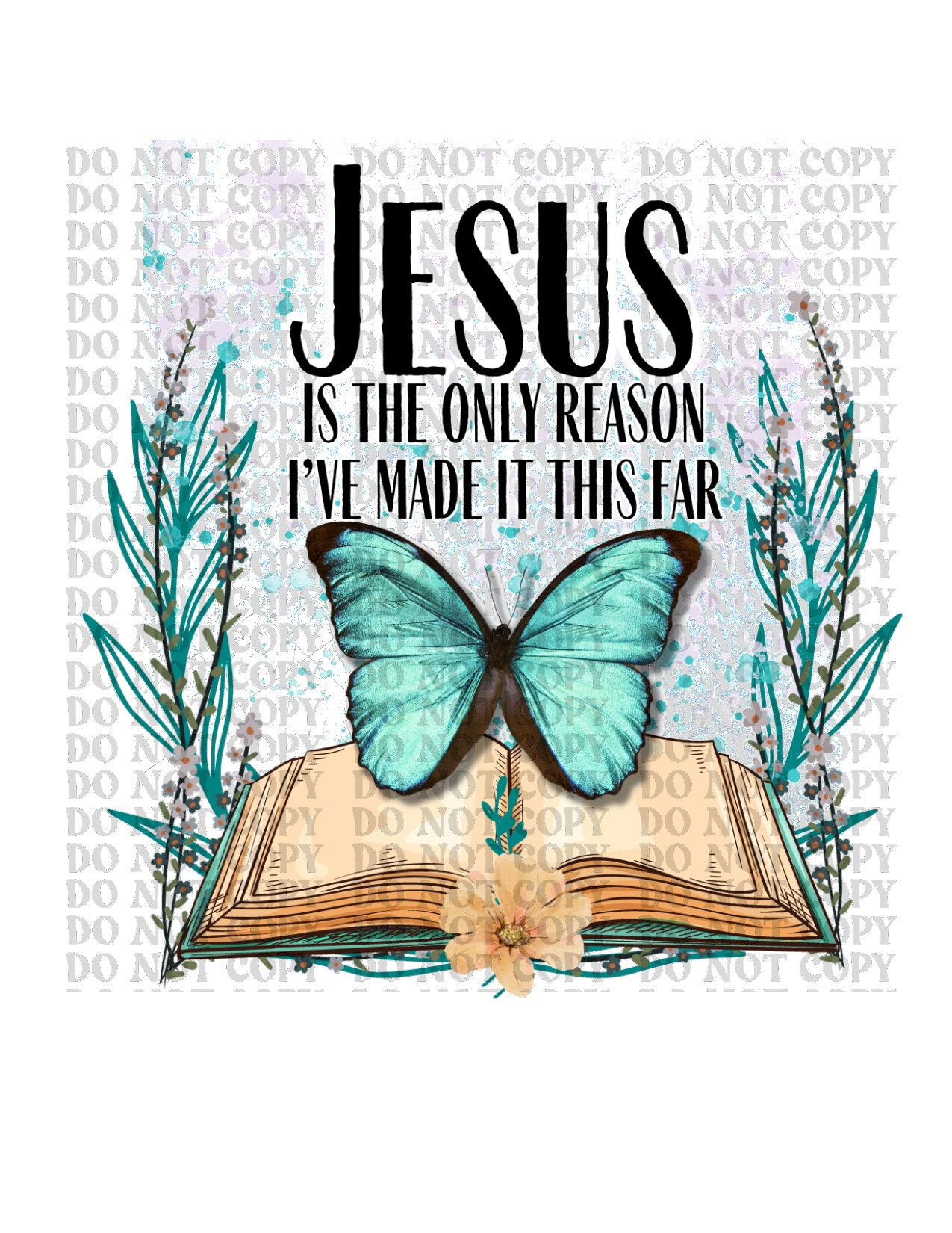 Jesus is the Only Reason I've Made It This Far God, Christian, Bible - Etsy