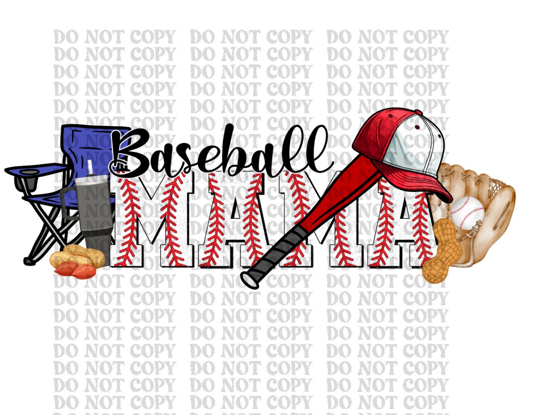Baseball Mama/mama/tumbler/font - Etsy