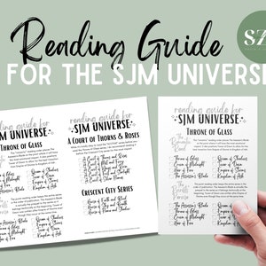 Throne of Glass Series Reading Guides - Etsy