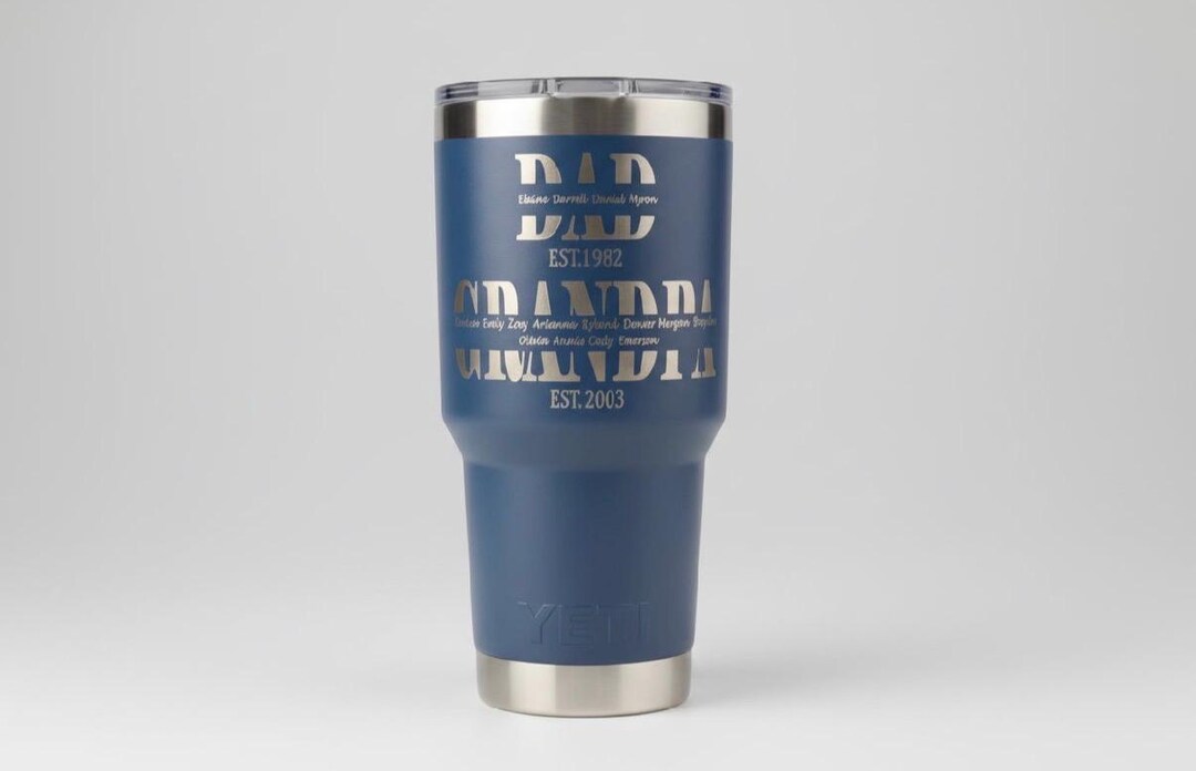 Personalized Family Title Tumbler or Water Bottle – Custom Names ...