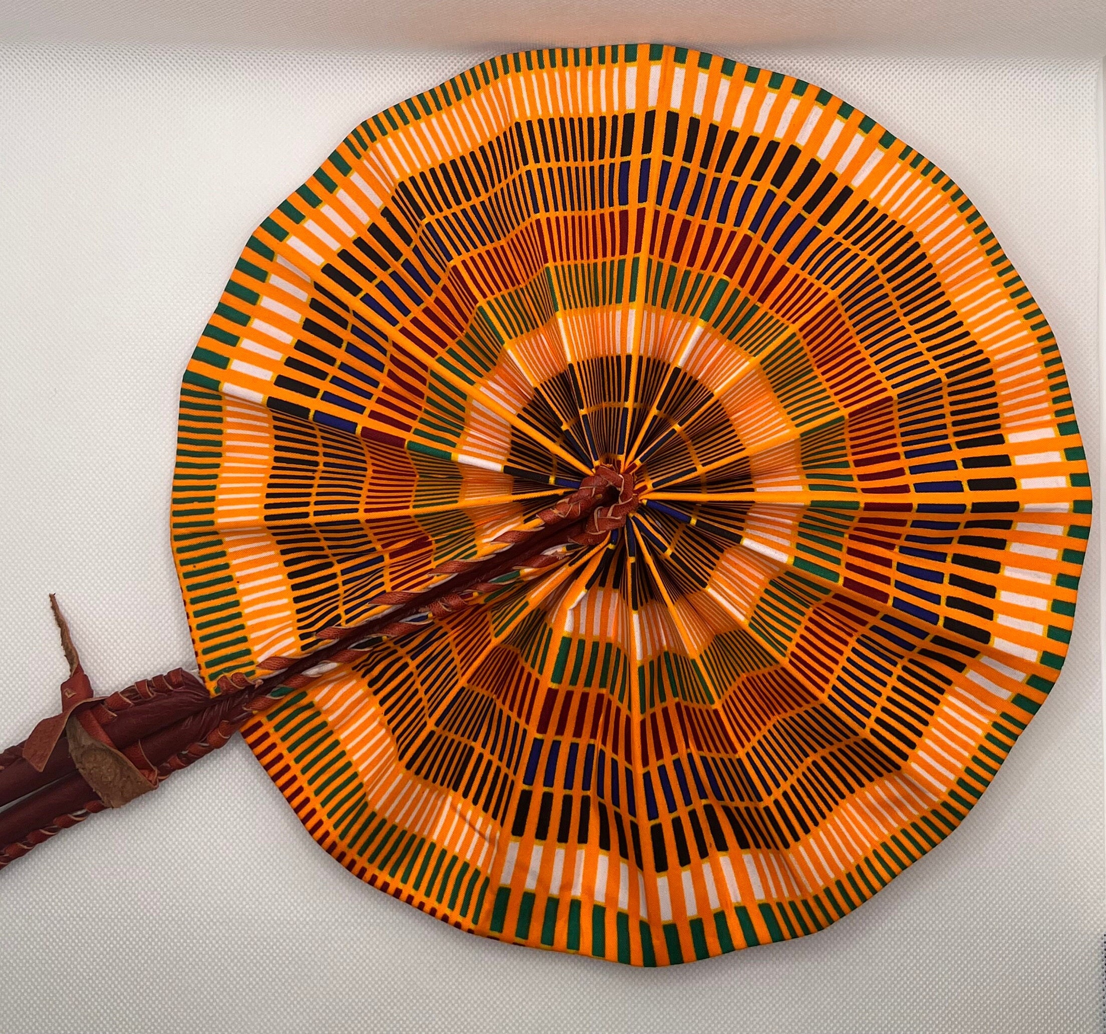 Handmade Kente Fan, African Print Hand Fan, Gift for Her - Etsy