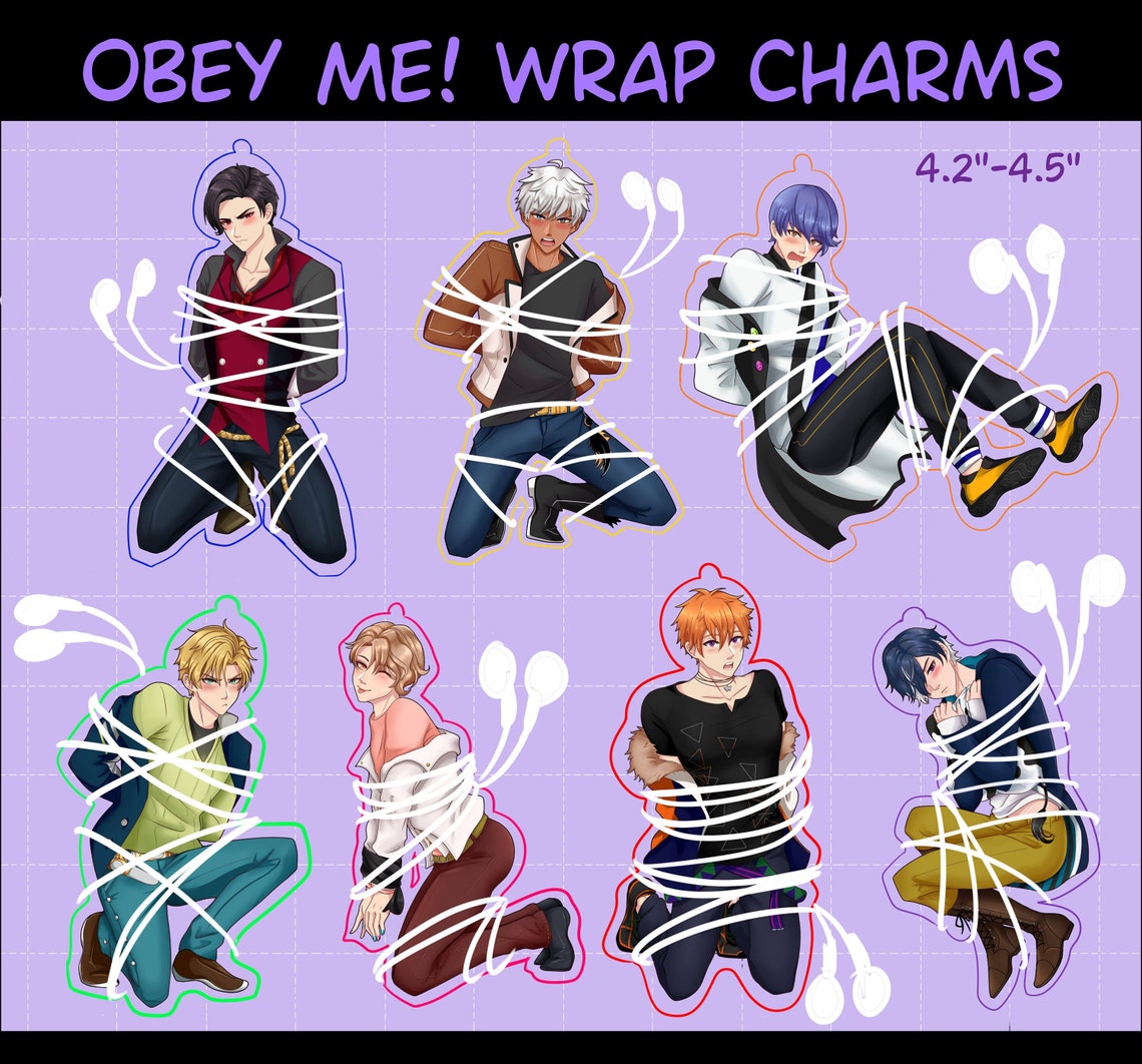 Obey Me Headphone Wrap Charm - Etsy Canada Obey Me Headphone Wrap Charm - Etsy Canada