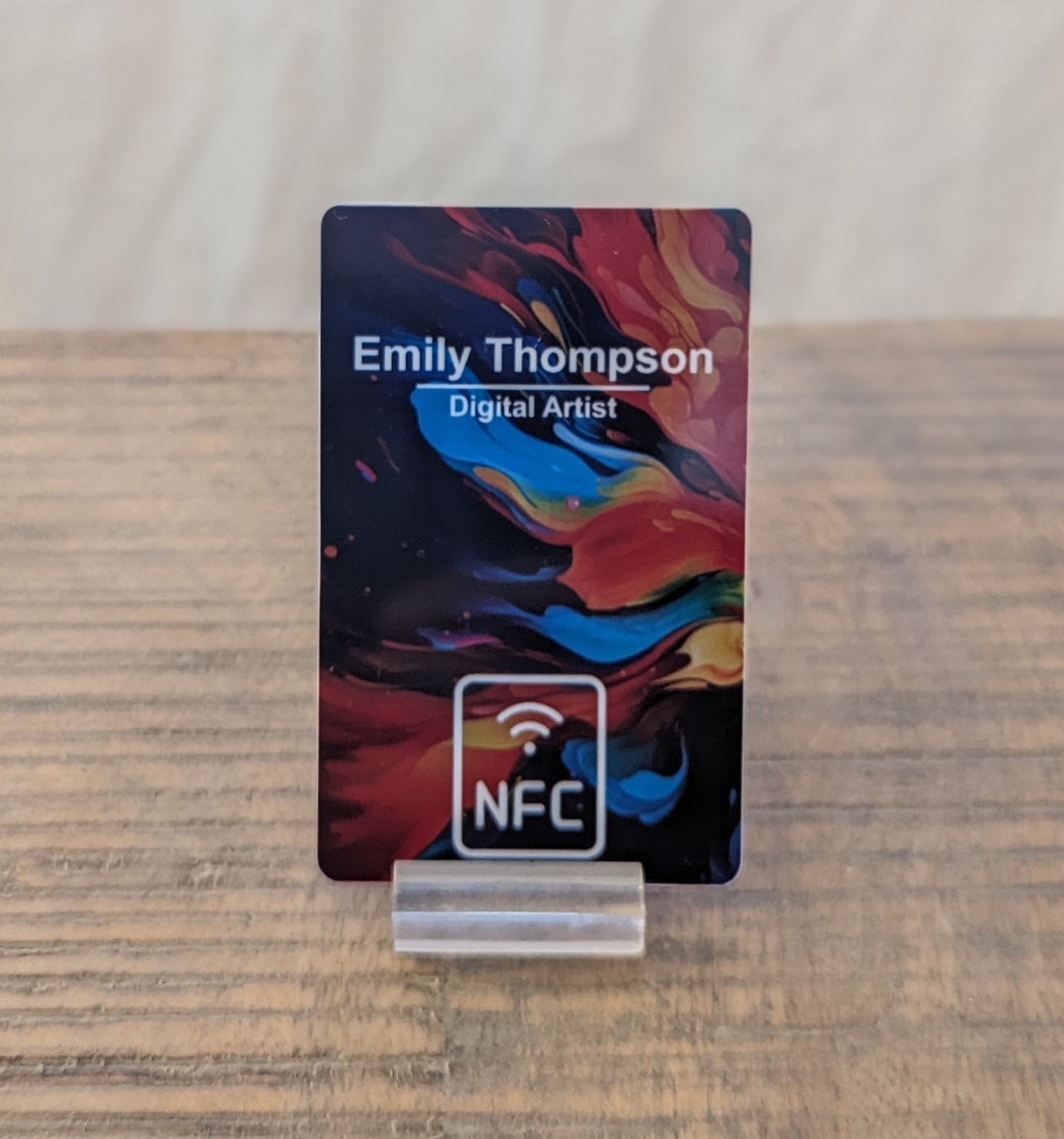 Interactive NFC Portfolio Card Instantly Share Your Work, Resume ...