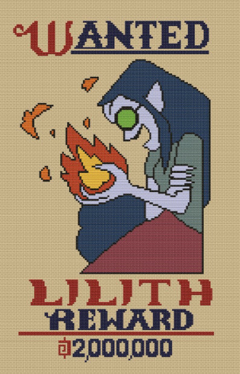 WANTED - Luz, Hooty, Lilith, Eda Bundle - the Owl House Cross Stitch - Etsy
