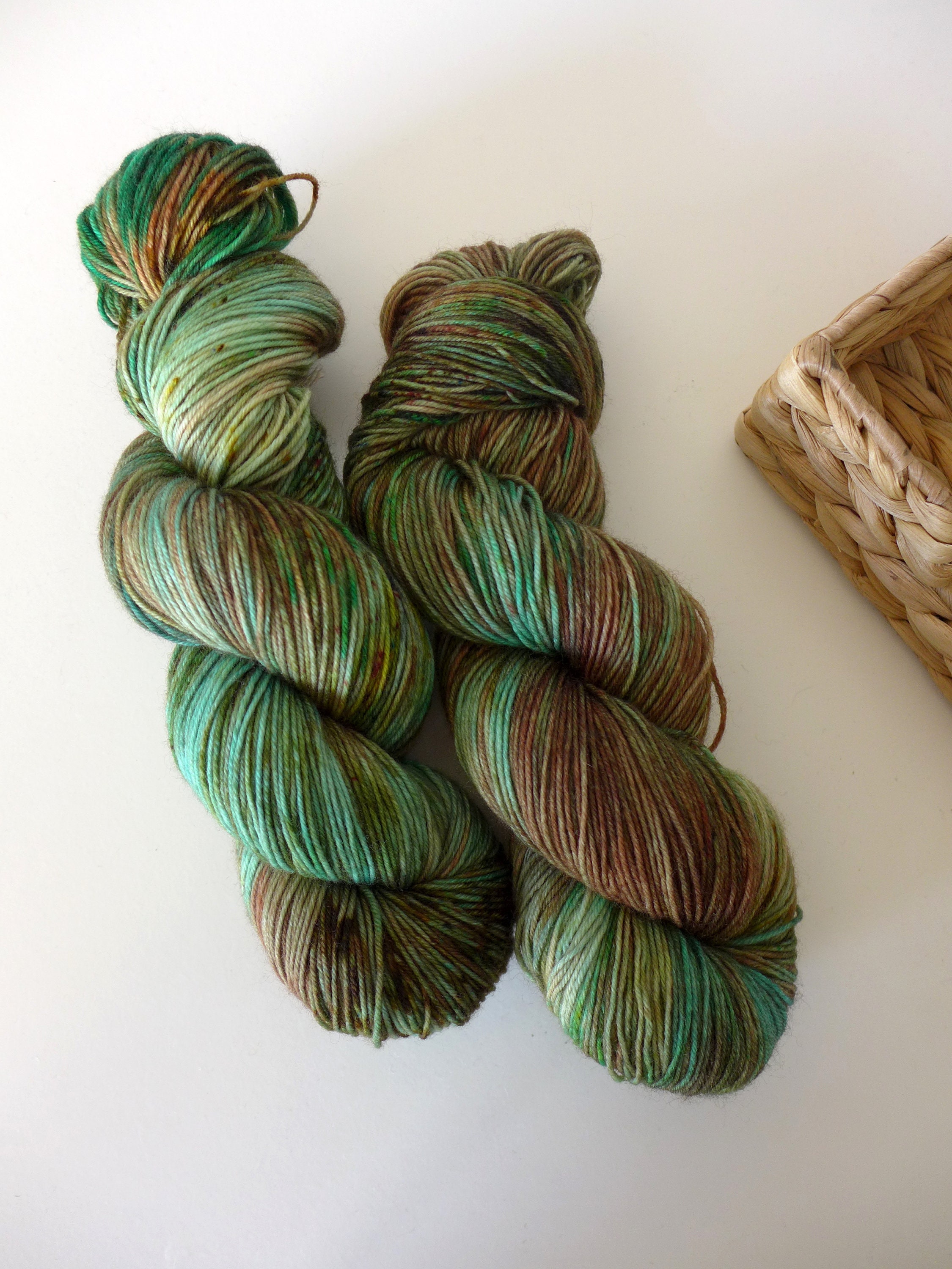 Patina Hand Dyed Merino Yarn 4 Ply 100g Full / 20g Mini Skein / Sock ...