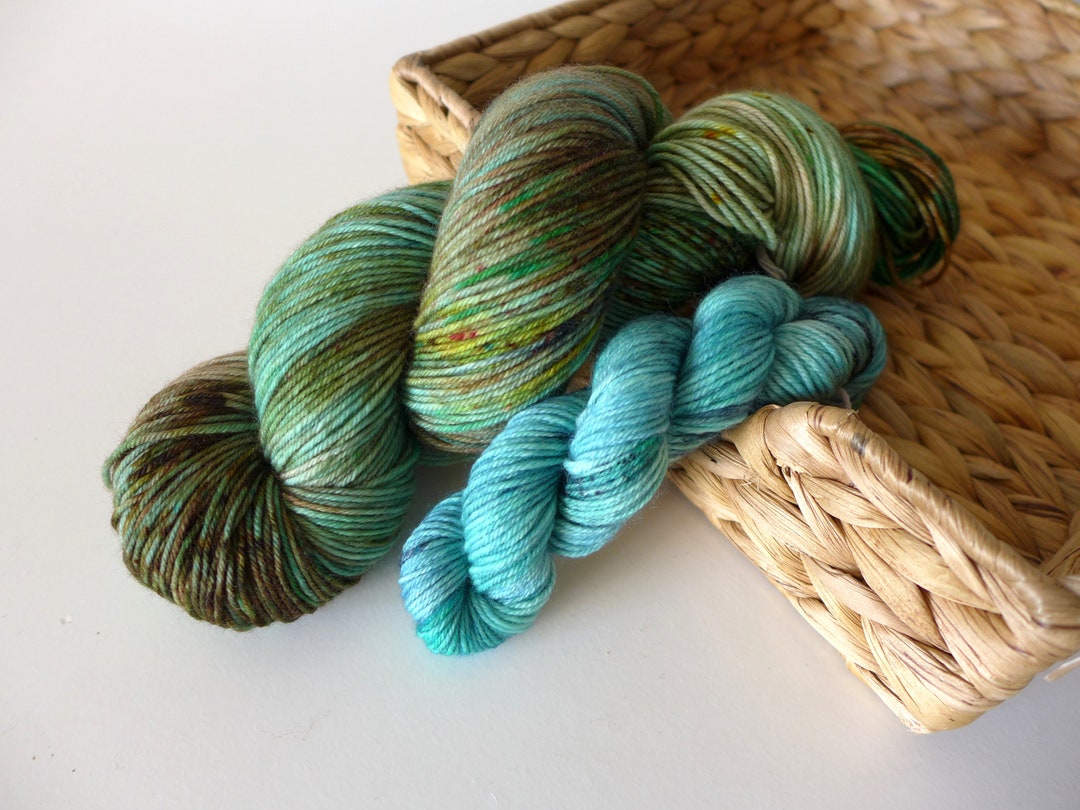 Patina Hand Dyed Merino Yarn 4 Ply 100g Full / 20g Mini Skein / Sock ...