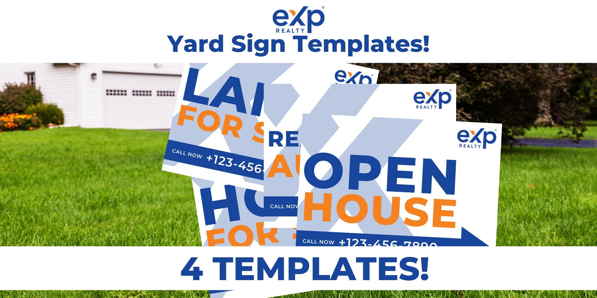 Exp Realty Real Estate Yard Sign, Property Sign, for Sale Sign, Realtor ...