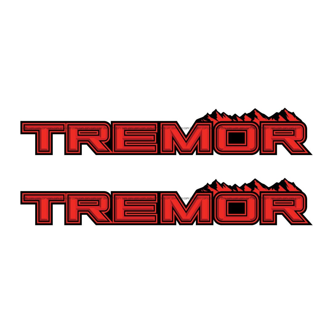 Tremor Decals Package Truck Bed Side - Etsy