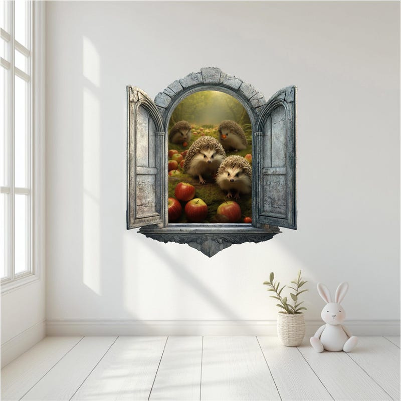 3d Window Wall Decal - Etsy