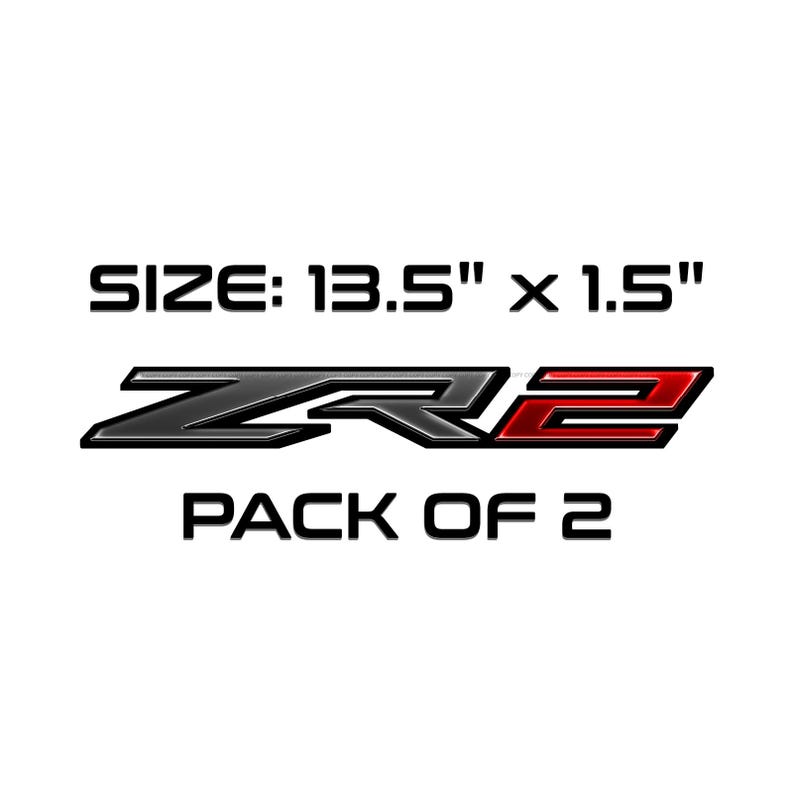 ZR2 Decals Bedside Replacement Sticker / Pack of 2 - Etsy