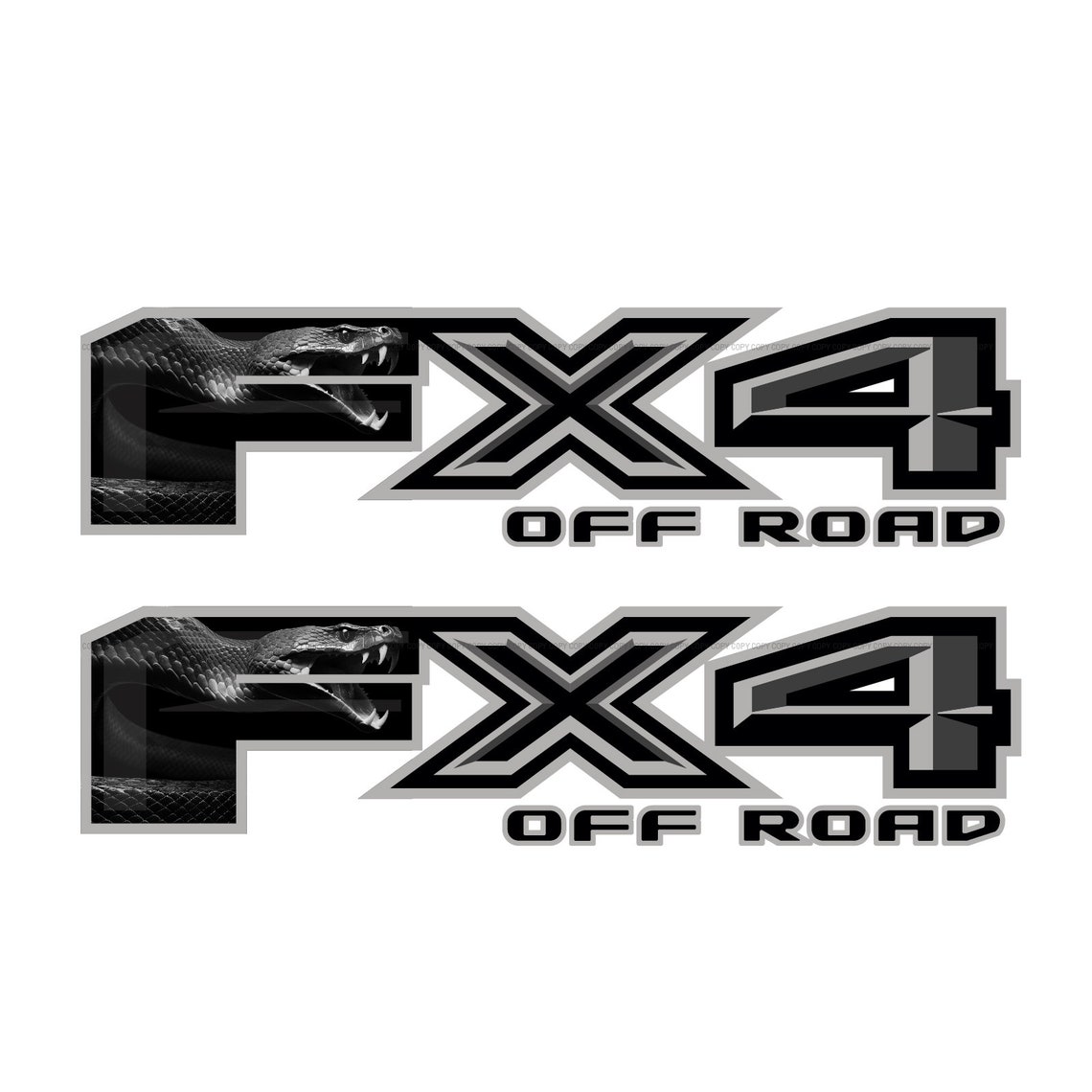 FX4 off Road Snake Decal Replacement Sticker Ford - Etsy