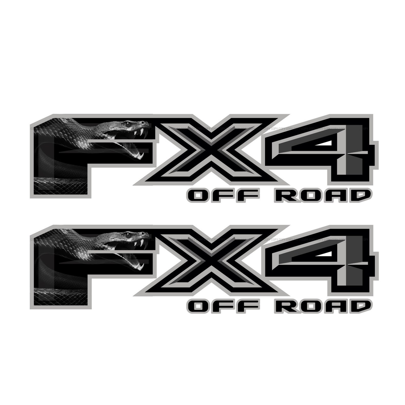 FX4 off Road Snake Decal Replacement Sticker Ford - Etsy