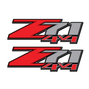 Z71 4x4 3D Truck Decals Stickers for 1500 2500 - Etsy