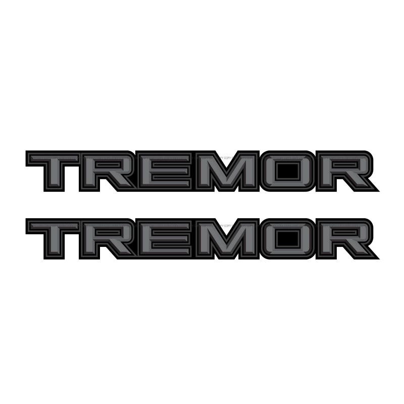 Tremor Logo in Black - Etsy