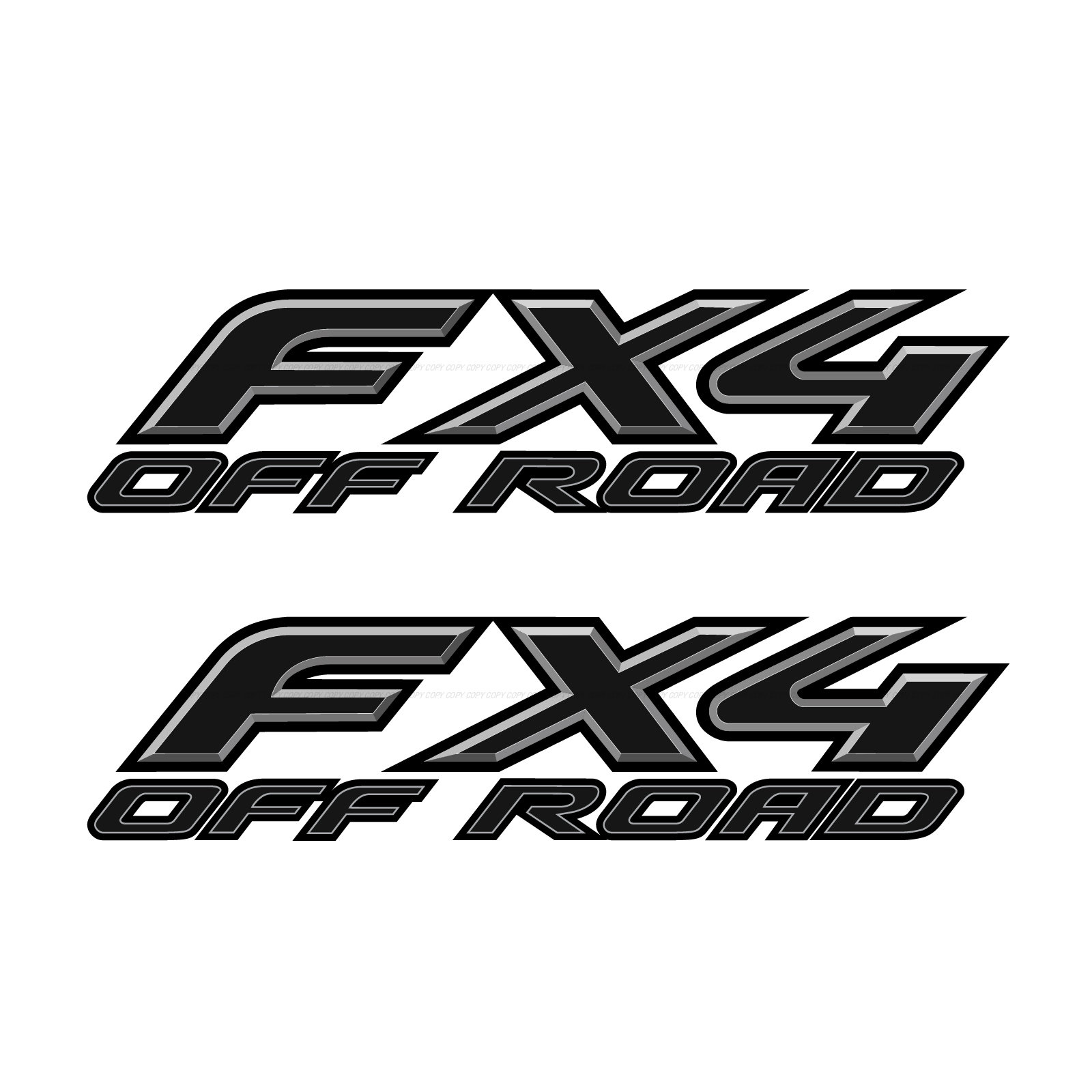FX4 off Road Decals Black Stickers - Etsy