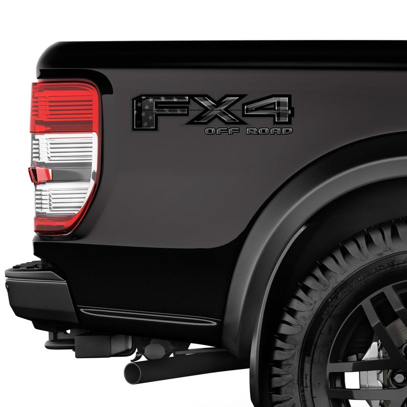 FX4 off Road Decal Replacement Sticker Ford / Grey USA Flag - Etsy