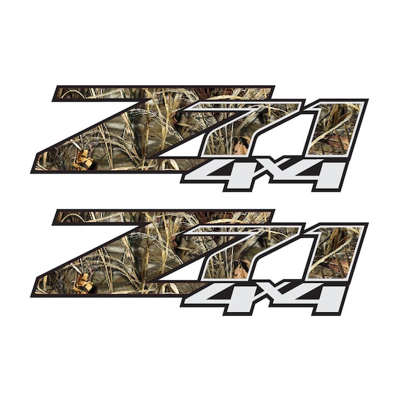 Camo 4x4 Stickers