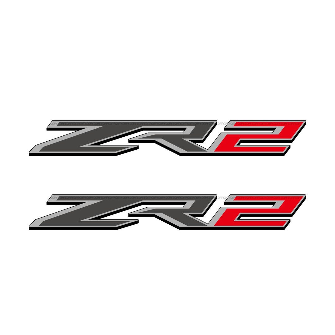 ZR2 Decals Bedside Replacement Sticker / Grey Red - Etsy