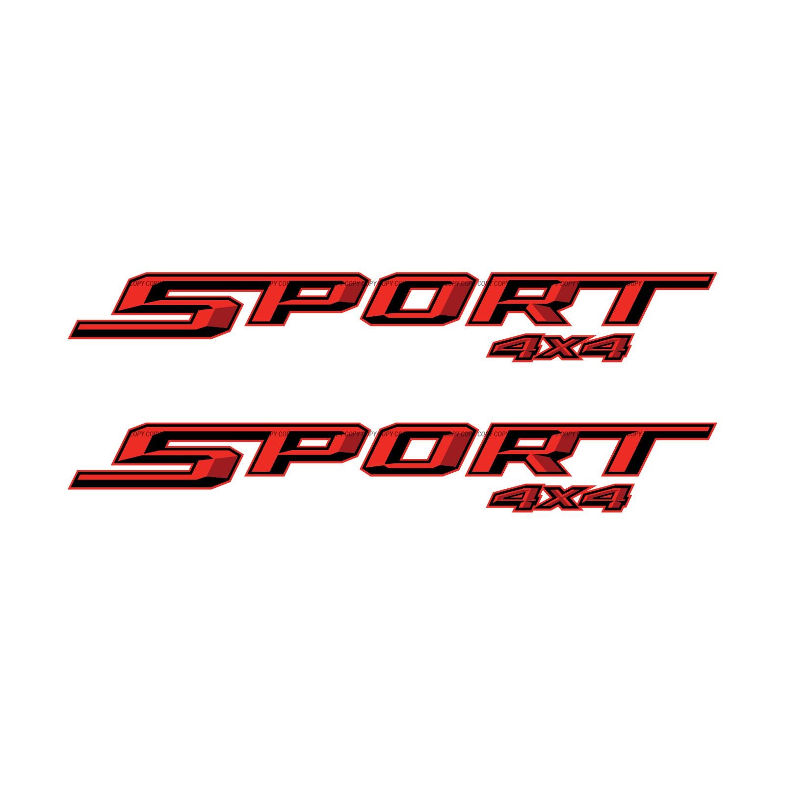 Sport 4x4 Decals Stickers for Ford F150 XLT / Red - Etsy