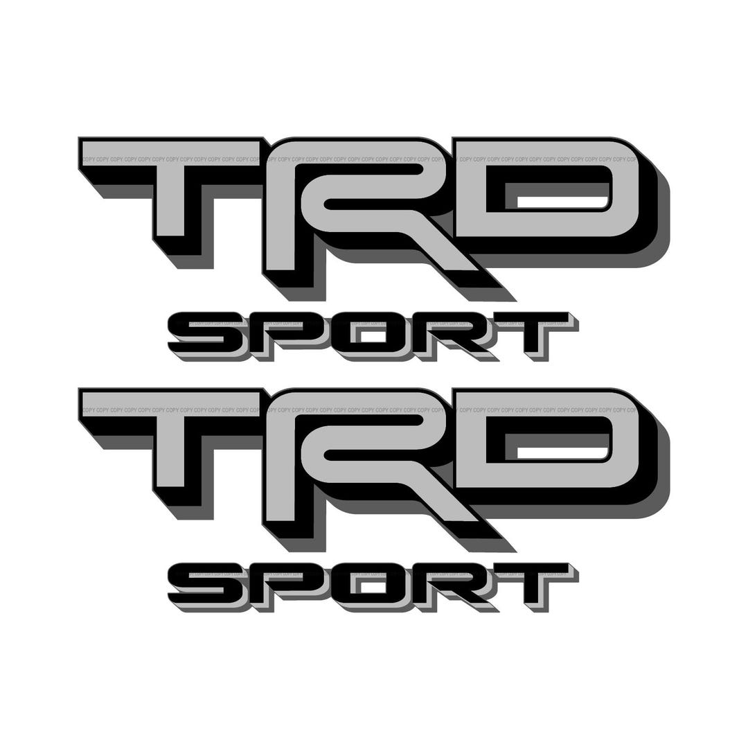 TRD Sport Decals for New Toyota Tacoma Replacement Stickers / Light ...