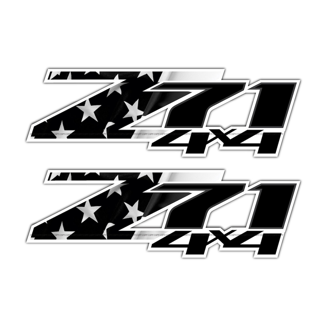 Z71 4x4 USA Flag Truck Decals Stickers for 1500 2500 - Etsy