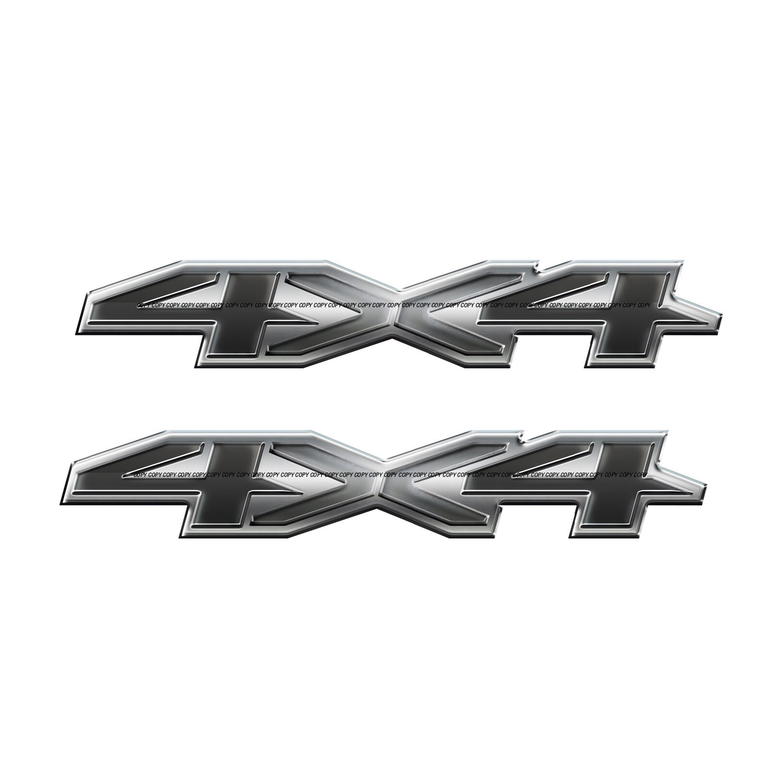 4x4 off Road Black Metallic Decals Replacement Sticker / Silver - Etsy