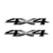 4x4 off Road Black Metallic Decals Replacement Sticker / Gray X - Etsy