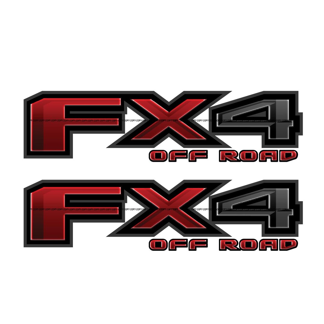 FX4 off Road Decal Replacement Sticker Ford - Etsy