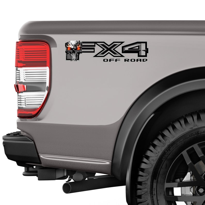 FX4 Offroad Skull Decal Replacement Sticker Ford / Fire - Etsy