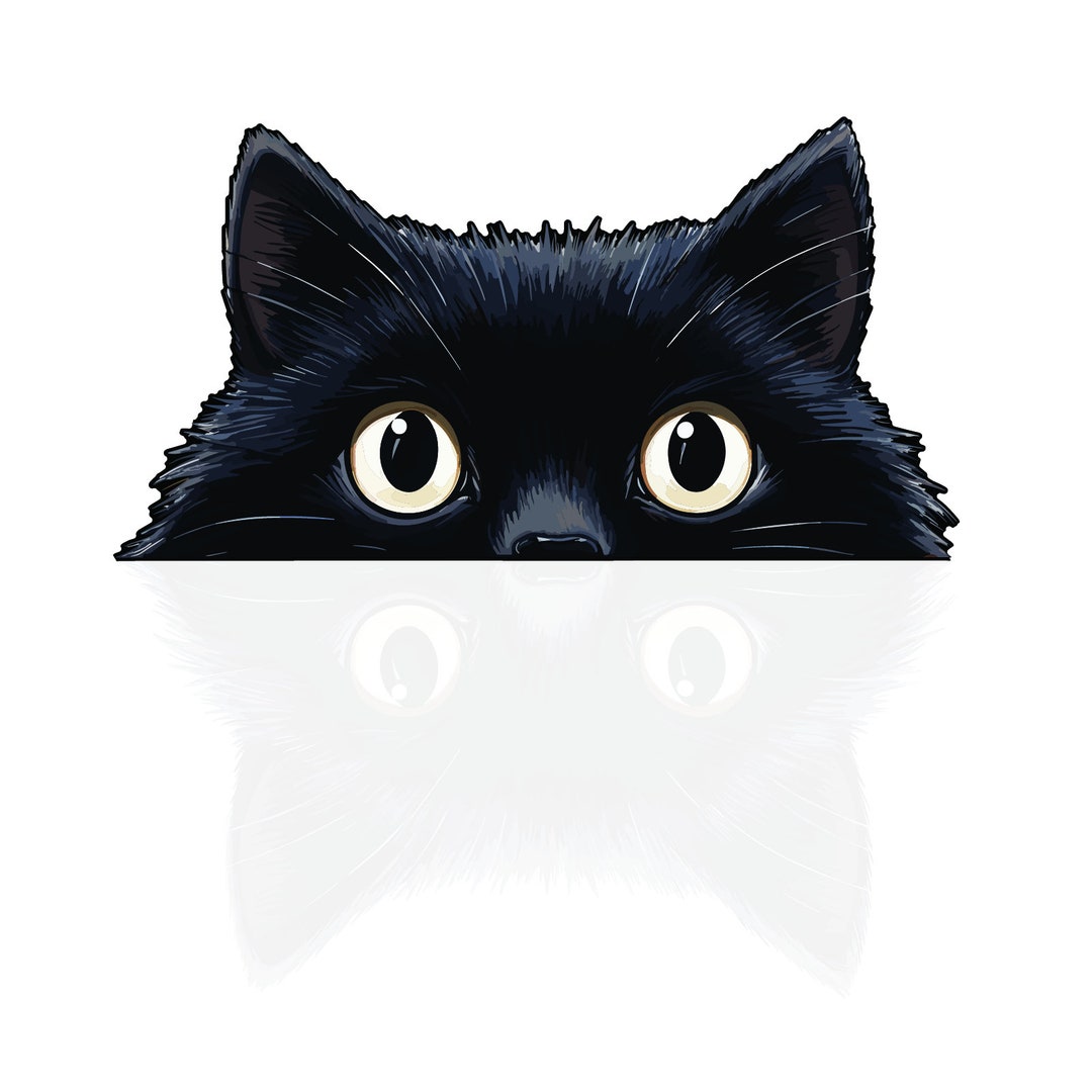 Funny Black Cat Stickers,cat Decal,car Decal, Funny Window Trunk Bumper ...