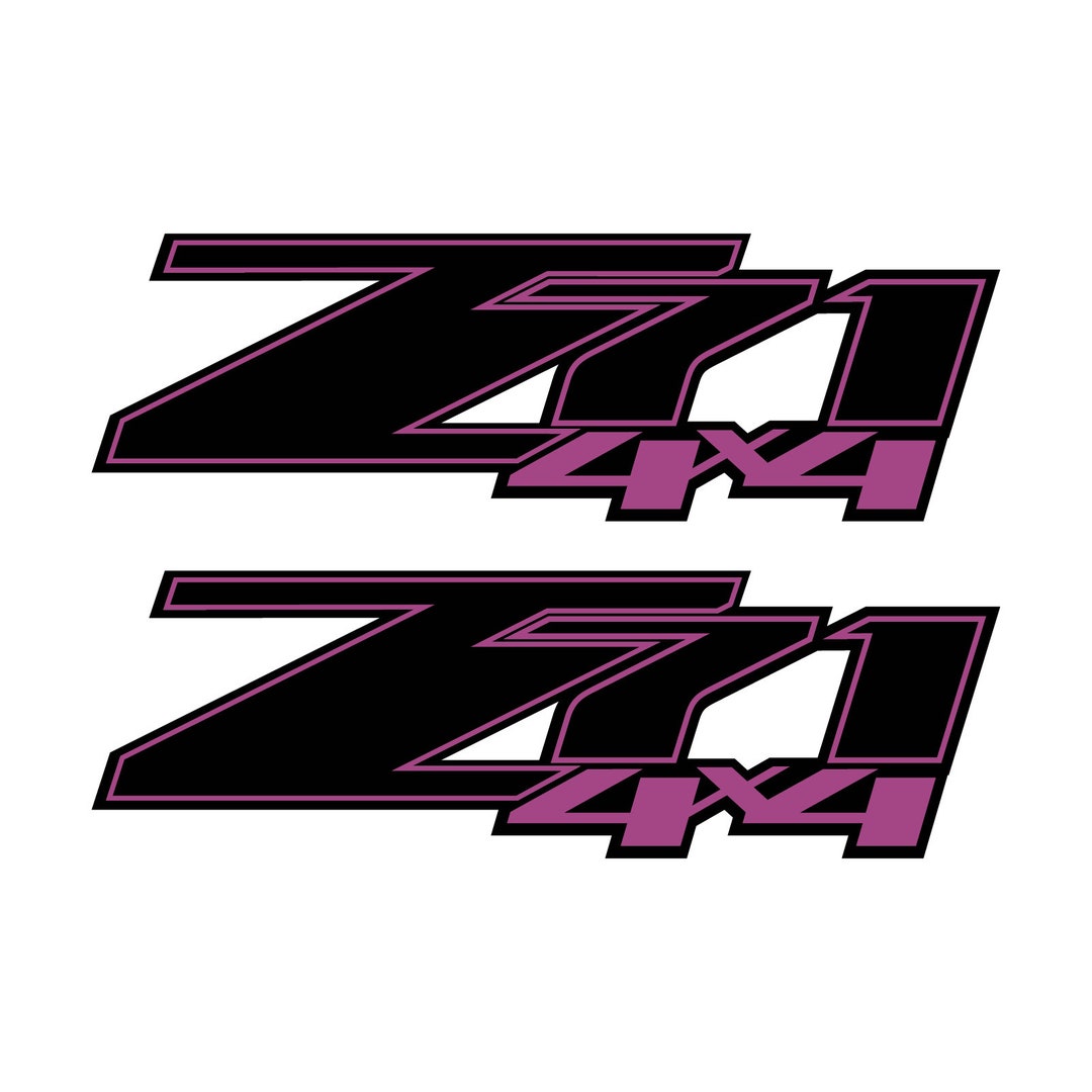 Z71 4x4 Truck Decals Purple Stickers for 1500 2500 - Etsy