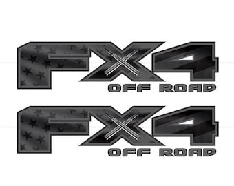 Ford Ranger FX4 off Road Truck Bed Side 4WD Decal Set 2 - Etsy