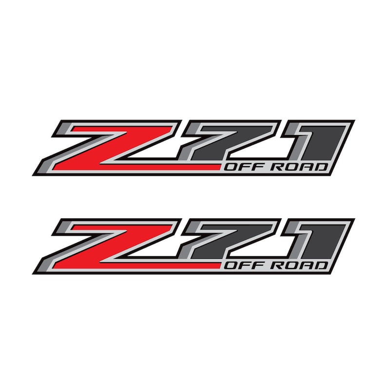 Z71 Offroad Truck Decals Bedside Stickers - Etsy
