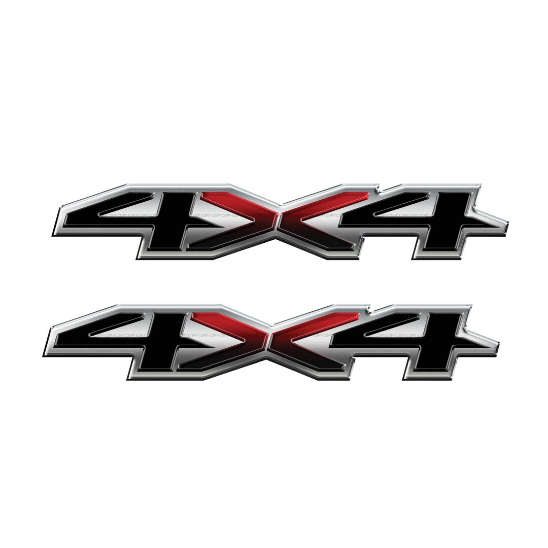 4x4 off Road Black Metallic Decals Replacement Sticker - Etsy
