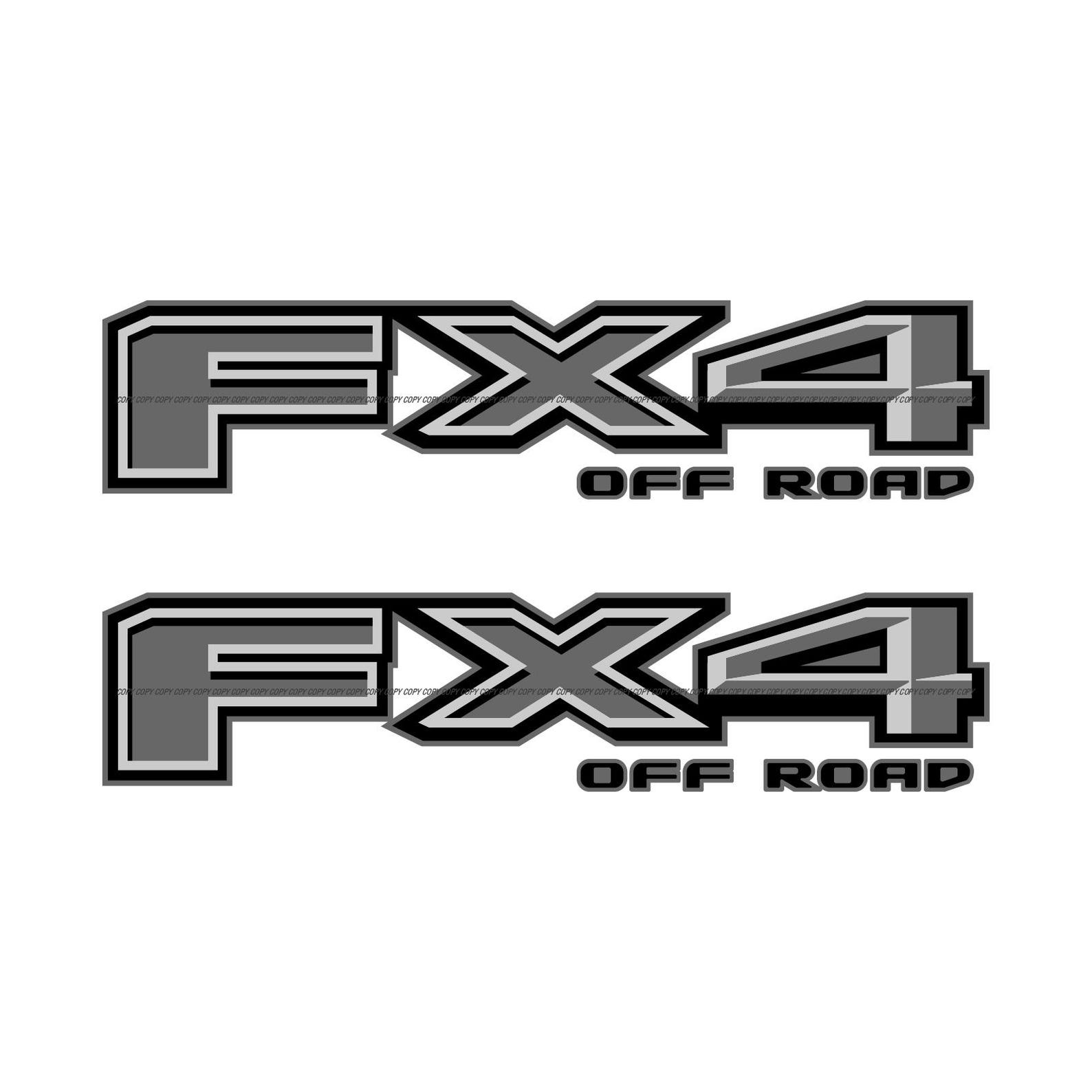 FX4 Offroad Decal Replacement Sticker New Model Ford F150 Truck / Grey ...