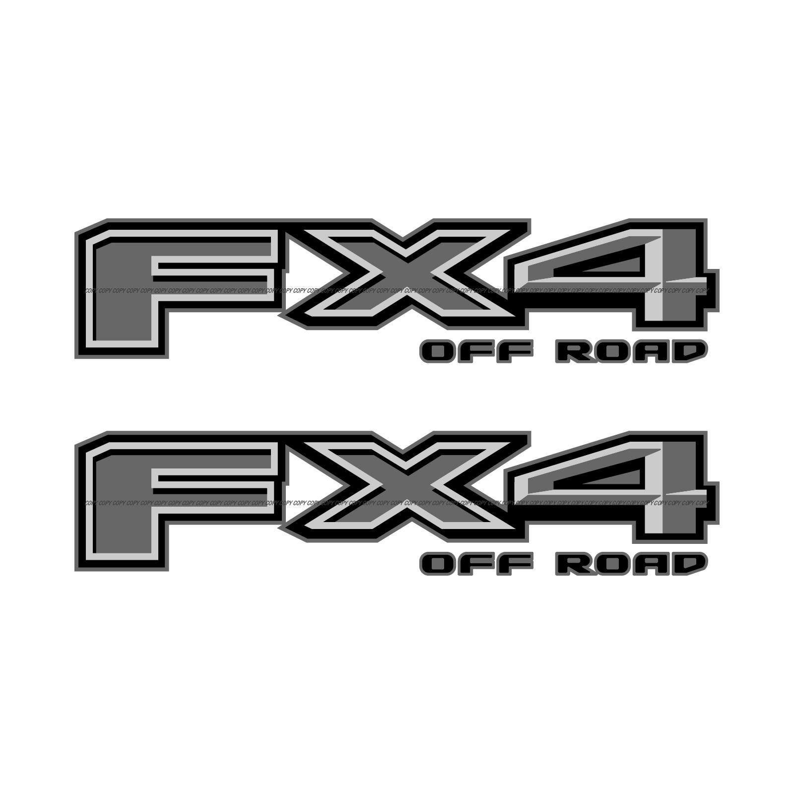 FX4 Offroad Decal Replacement Sticker New Model Ford F150 Truck / Grey ...