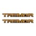 Tremor Metal Gold Decals Package Truck Bed Side F150 F250 - Etsy