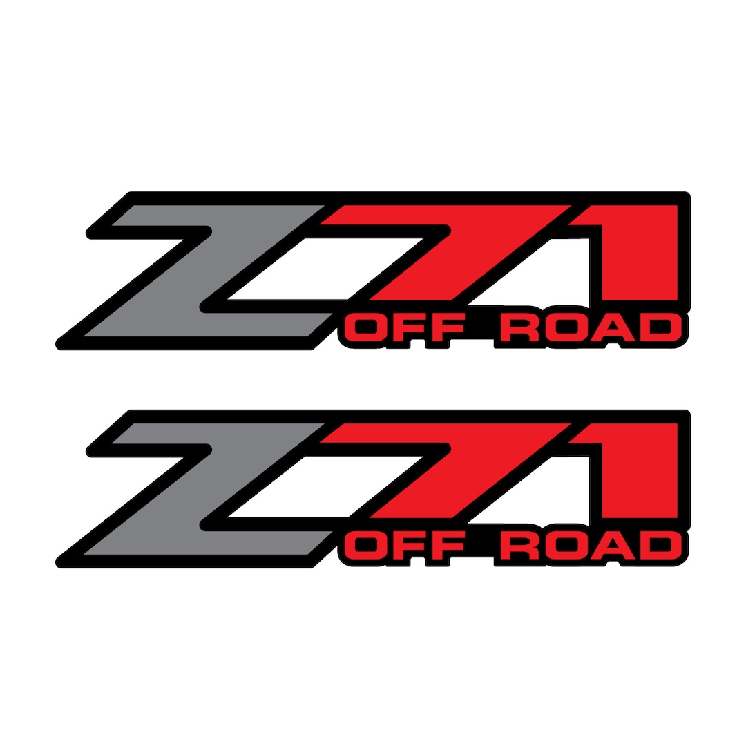 Z71 off Road Red Decals Stickers Chevy Silverado / GMC Sierra - Etsy